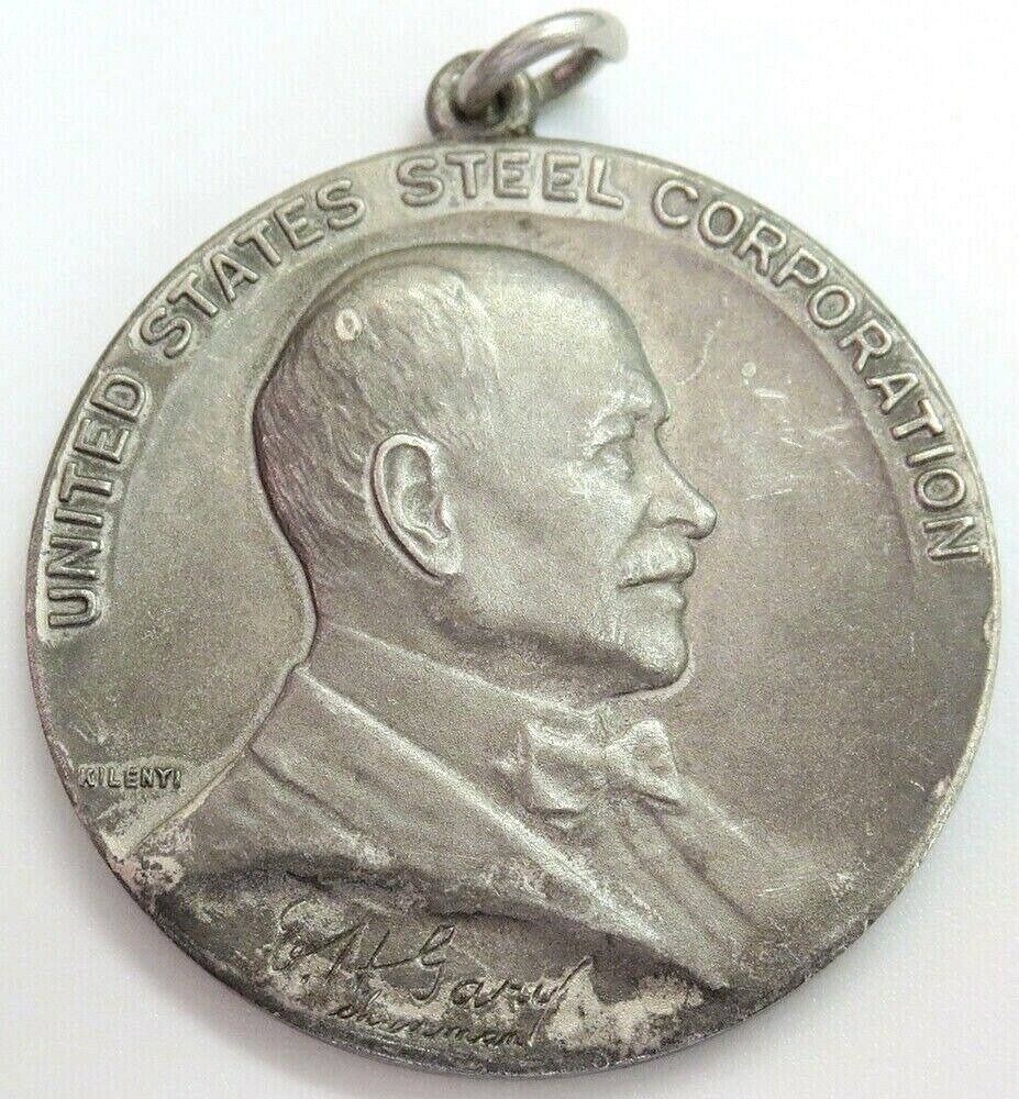 VINTAGE SILVER US STEEL CORPORATION ELBERT HENRY GARY 30 YEARS OF ...