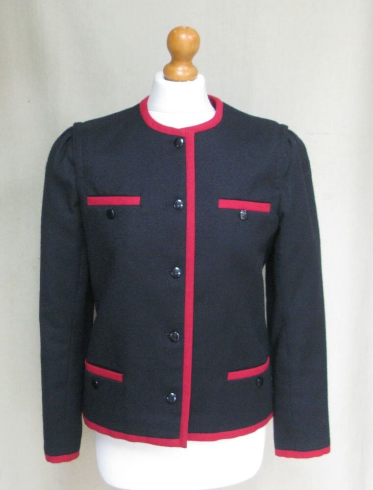 Vintage Windsmoor wool military style blazer jacket … - Gem