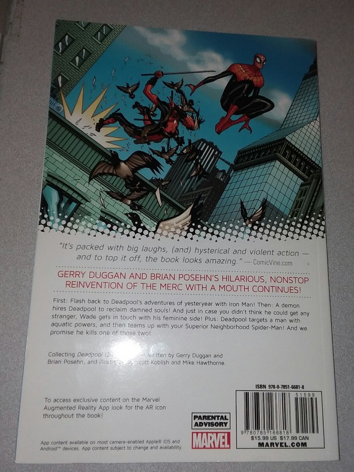 Deadpool soul hunter Vol 2 Graphic Novel TPB Marvel comics gn trade ...