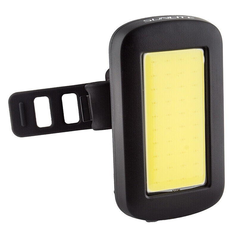 SUNLITE GALAXY 70 LUMEN LED USB RECHARGEABLE FRONT BLACK BICYCLE LIGHT ...