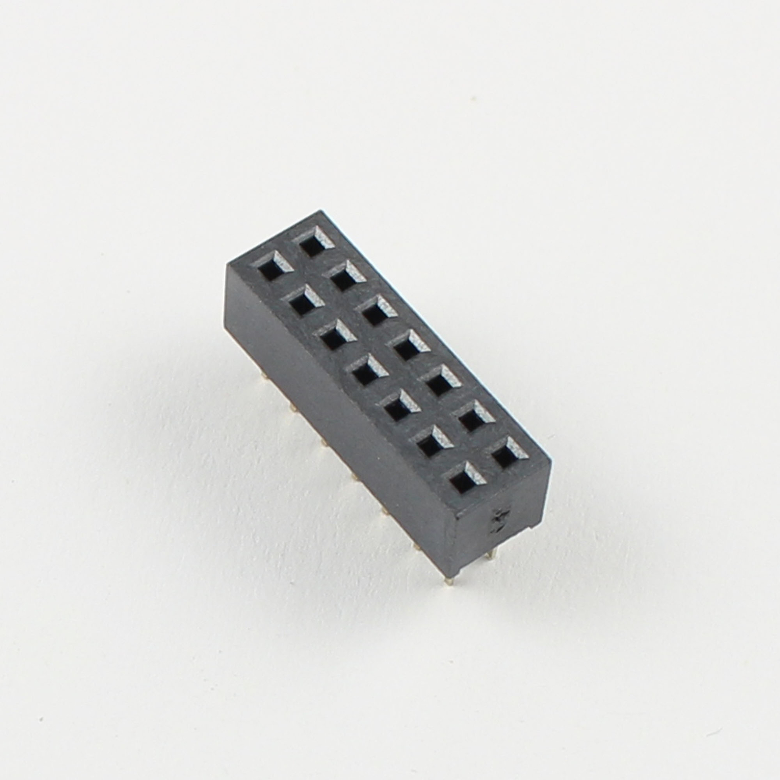 50Pcs 2mm Pitch 2x7 Pin 14 Pin Female Double Row Straight Pin Header ...