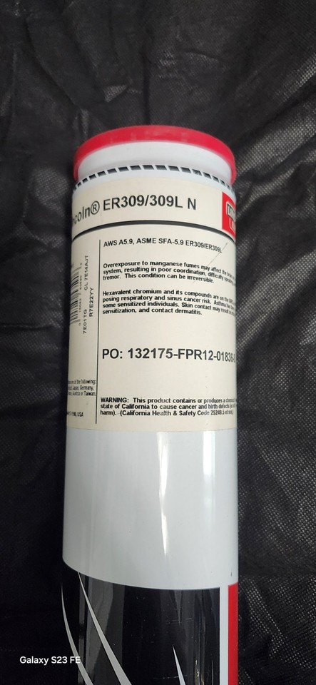 ER309/ER309L 3/32" x 18" LINCOLN TIG Welding ROD STAINLESS to STEEL ...