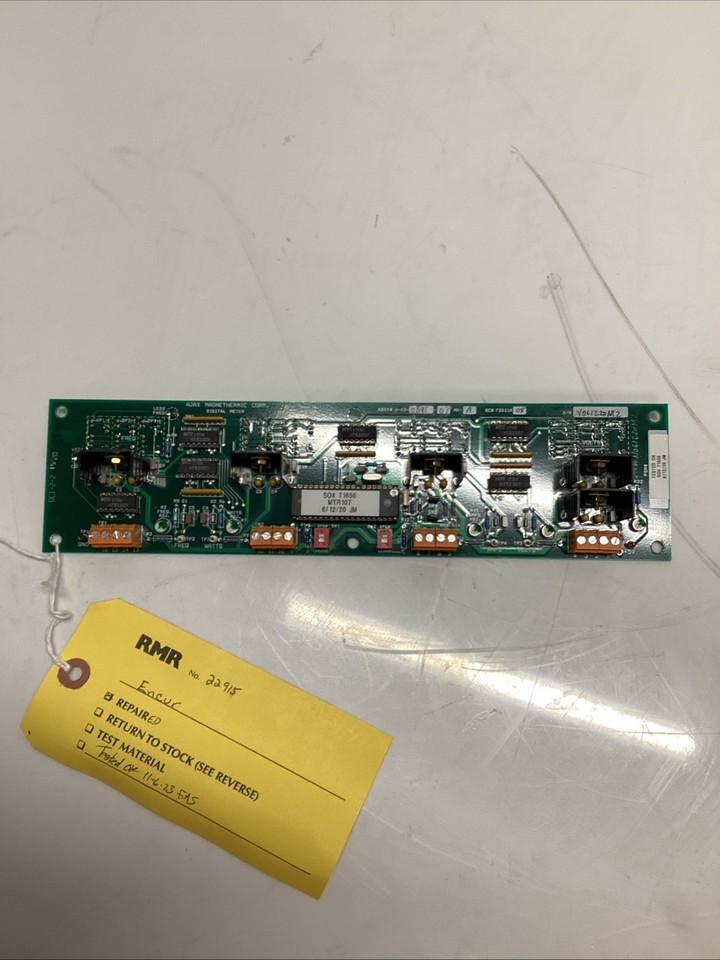 AJAX MAGNETHERMIC CORP. U-02-0891-07 -MK-A DIGITAL METER BOARD T-890 | eBay