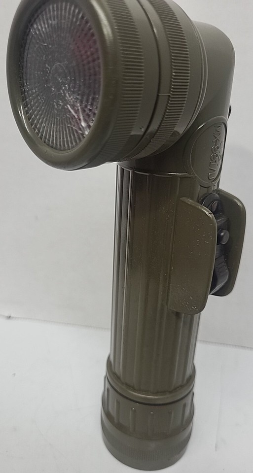Fox Military OD Anglehead Flashlight with color lenses. | eBay