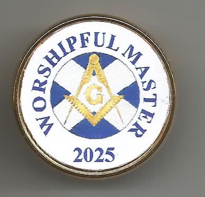 Masonic Worshipful Master Pin Badge | eBay UK