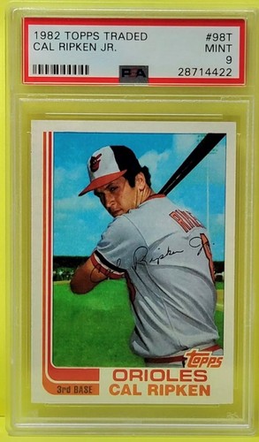 1982 TOPPS TRADED CAL RIPKEN RC PSA 9 #98T | eBay