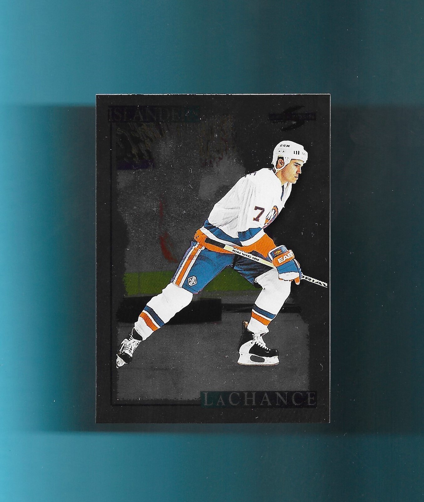1995-96 Score BLACK ICE Card # 177 SCOTT LACHANCE NEW YORK ISLANDERS ...