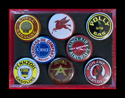 Gasoline /Fuel /Petrol Vintage Signs Iconic Images Set B 8 (Eight) 1.0 ...