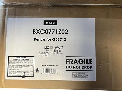 Fence and Side Rail For Grizzly G0771Z Saw Woodworking Construction ...