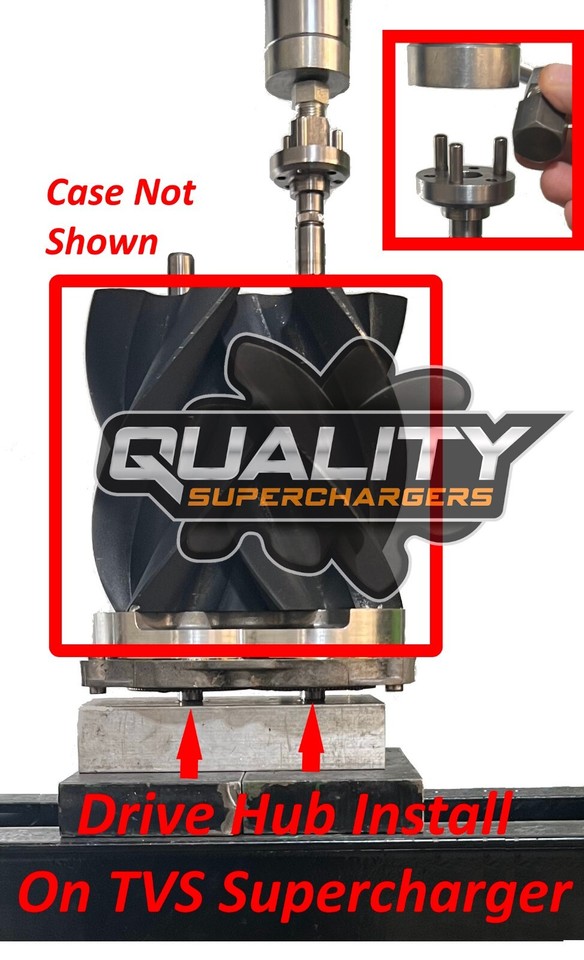 Supercharger Drive Hub Needle Bearing Puller Tool Front inlet TVS1900 ...