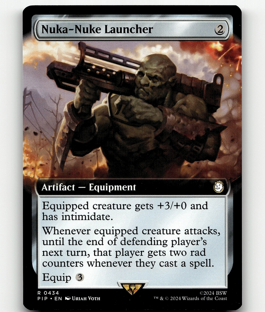 MTG Nuka-Nuke Launcher (Extended Art) - Universes Beyond: Fallout | eBay