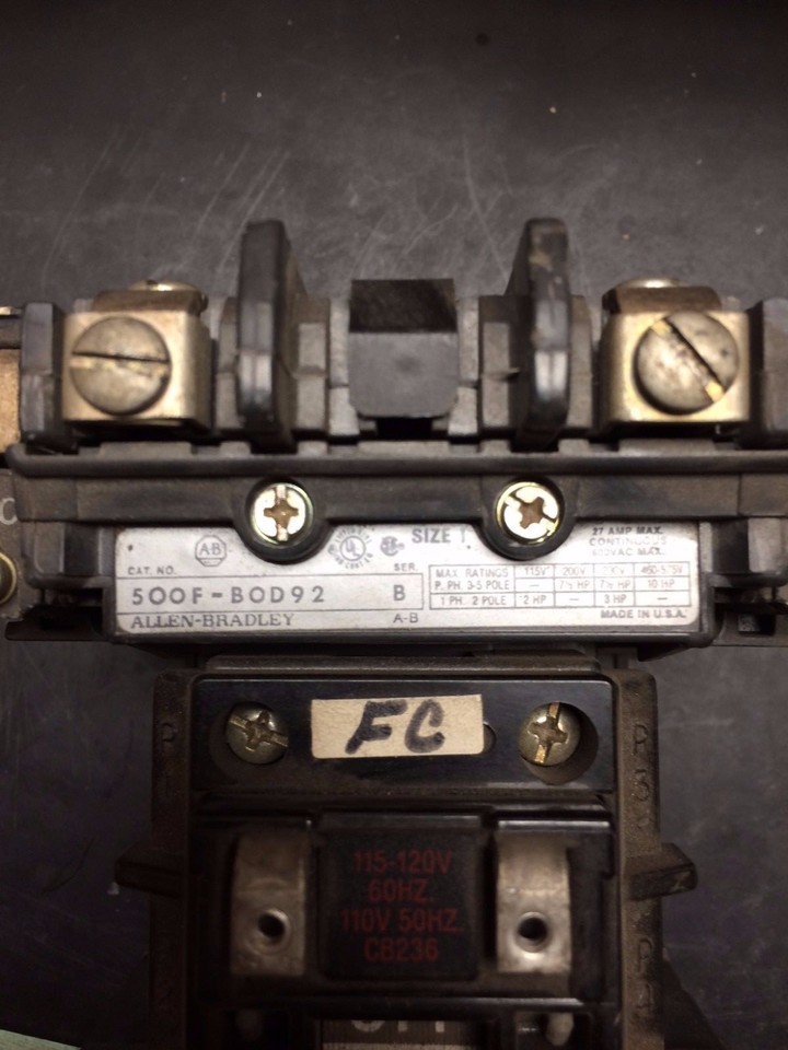 Allen Bradley Size 1 Contactor | eBay