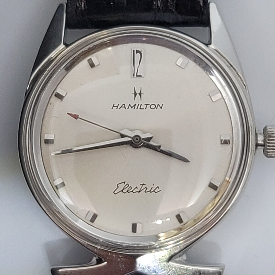 Hamilton Electric watch cal 505 Polaris Il 14k white gold very rare ...