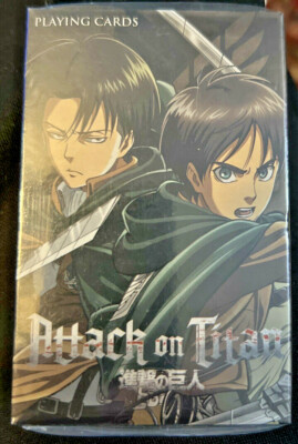 Attack on Titan Japan anime playing cards | eBay