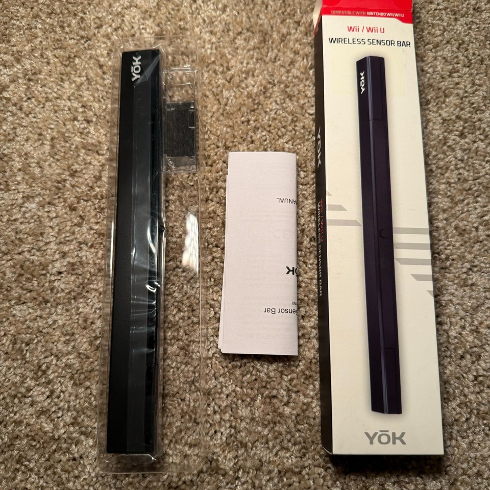 Yok Wireless Sensor Bar Compatible For Nintendo Wii U (5 Meter Ranged ...