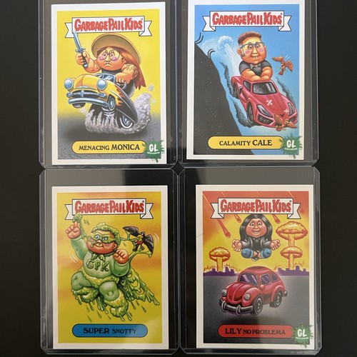 SDCC RARE TOPPS GREENLIGHT GARBAGE PAIL KIDS GPK PROMO CARDS LOT all 4 ...