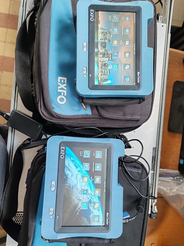 Lot of 2 EXFO MAX-945-SM1-EA OLTS Fiber Optic Certifiers / Testers | eBay