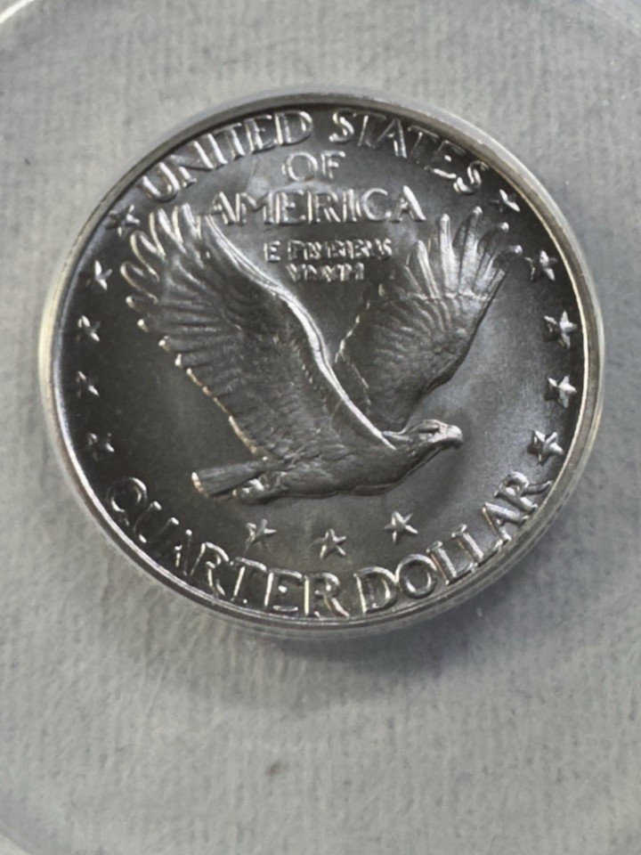 1931-S Dan Carr Standing Liberty O/S on a Standing Quarter Graded MS 69 ...
