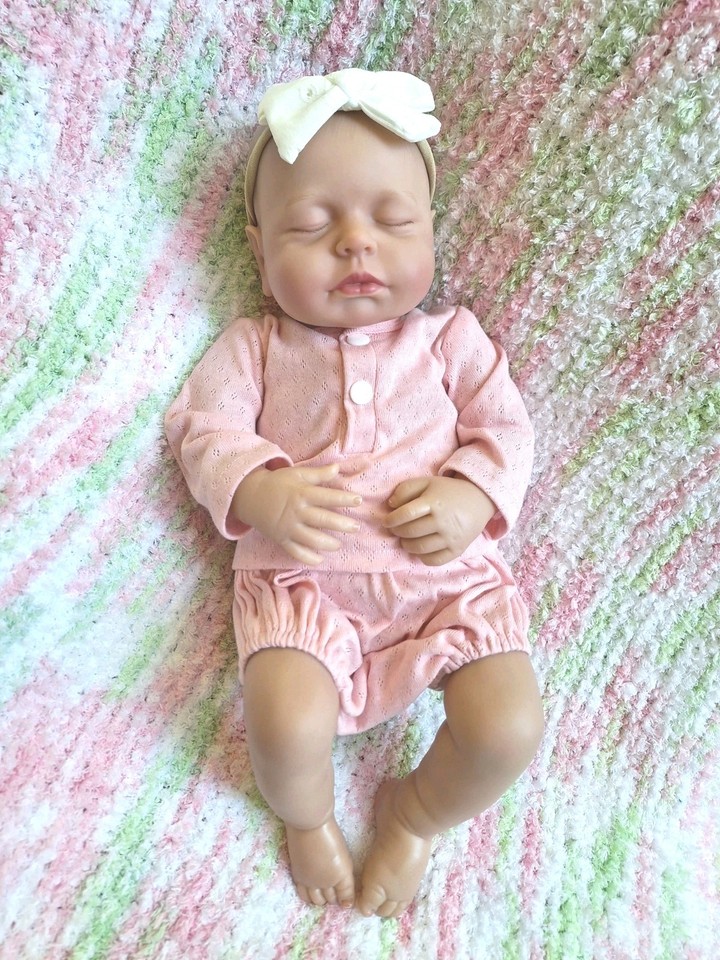Realistic Baby Doll 20" Newborn Girl Reborn, Cloth Body, Lifelike and ...