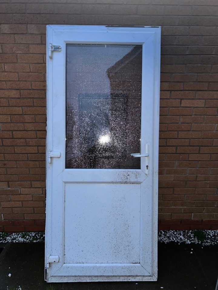 upvc back door and frame | eBay UK