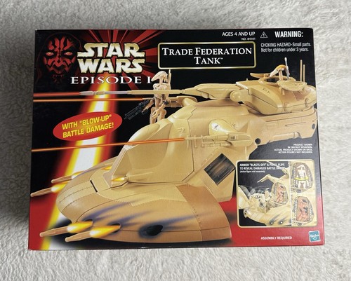 Star Wars Episode I Trade Federation Tank Machine Vehicle 1999 New ...