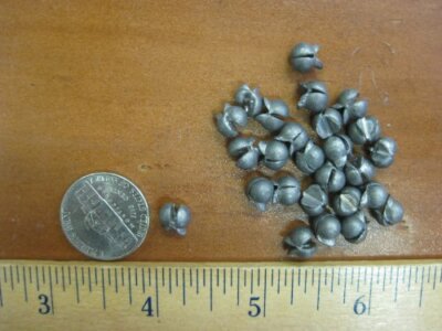 Removable Split Shots (1/18 Oz) 35pcs/pack(Lead Weight) W088 | eBay