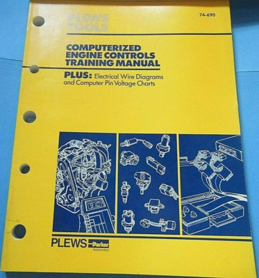 1988 Plew Tools Trains Manual Computerized Engine Controls Pub by ...