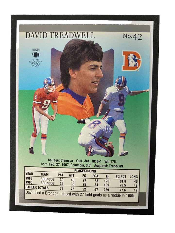 1991 Fleer Ultra David Treadwell #42 | eBay