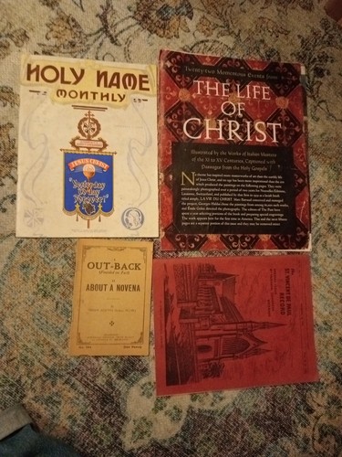 Assorted Catholic Magazines Vintage. Holy Name Monthly, The Life Of ...