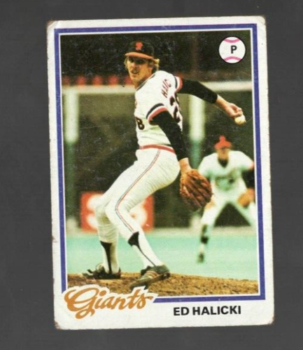 1978 Topps Baseball Ed Halicki San Francisco Giants card #107 Good | eBay