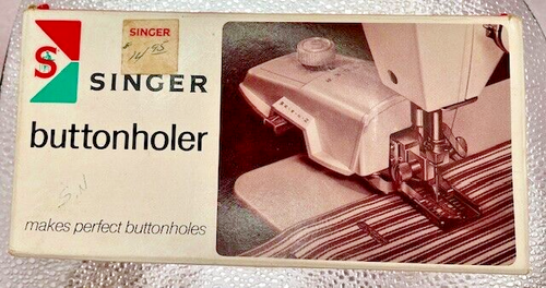 Vintage Singer Sewing Machine Automatic Buttonhole Stitch Attachment 8 ...