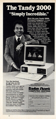 1984 Tandy 2000: Simply Incredible Vintage Print Ad | eBay