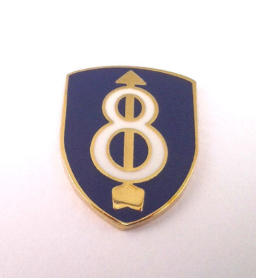 8TH INFANTRY DIVISION (1") US ARMY Military Hat Pin P15393 EE | eBay