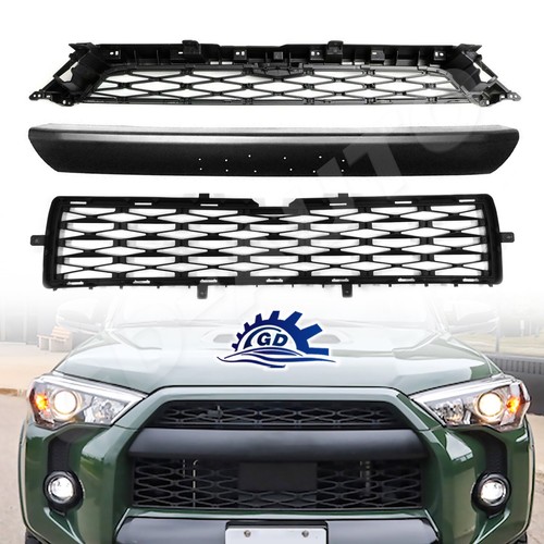 Front Bumper Upper Lower Grill Assembly For 2014-2019 Toyota 4Runner ...