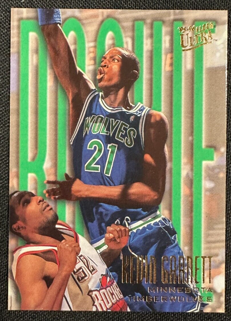 1995 Fleer Ultra Basketball Card Kevin Garnett #274 rc nrmt-mint range ...