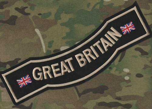 HOG BIKER GROUP COUNTRY ROCKER PATCH for hog JACKET BACK: GREAT BRITAIN ...