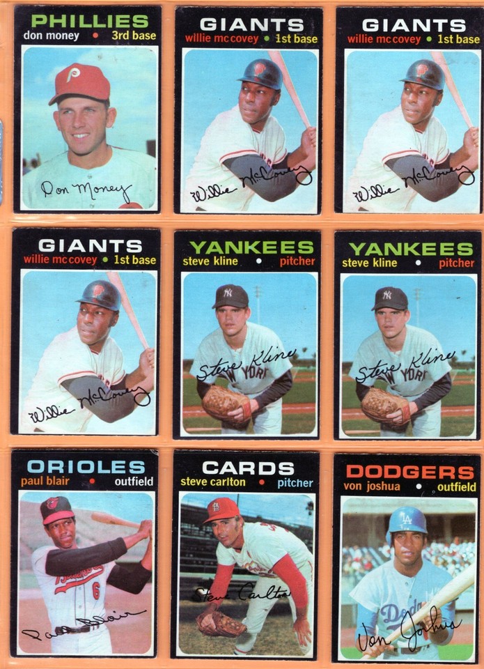 1971 OPC Baseball Singles U-Pick From List-#'s 1-262 | eBay