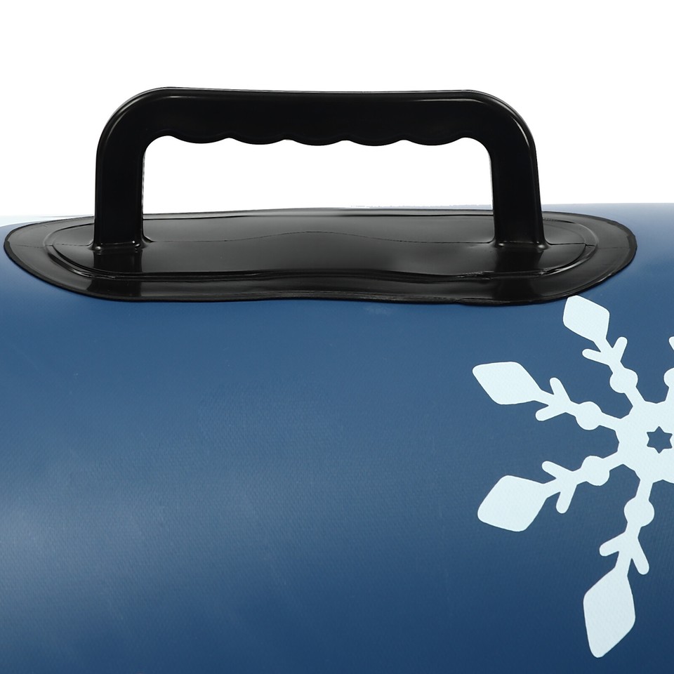 3 pcs Snow Tube Inflatable 40 inch Snow Sled with Handles PVC Ski ...