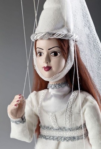 White Lady Czech Handmade Marionette Puppet | eBay