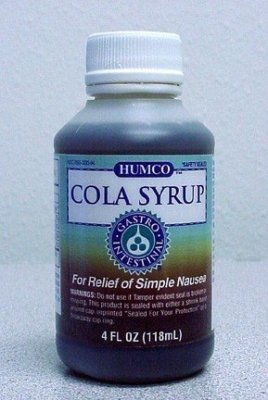 Humco Cola Syrup Relief of Nausea Associated with Upset Stomach 4 Oz ...