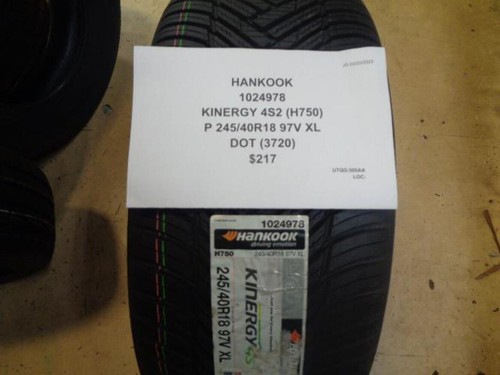 1 HANKOOK KINERGY 4S2 (H750) P 245 40 18 97V XL 1024978 TIRE BQ1 | eBay