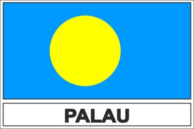 Sticker flag vinyl country PAL palau | eBay Australia