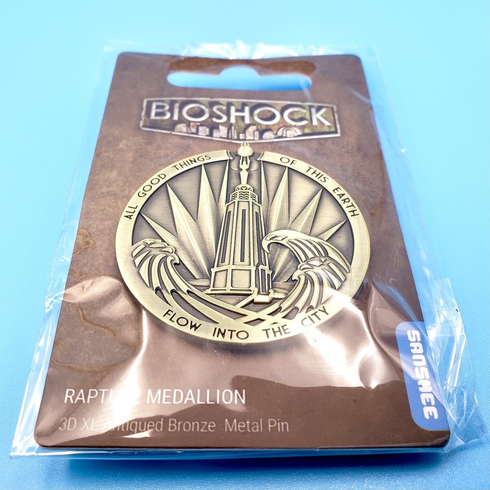 BioShock Rapture Lighthouse Medallion Pin Official Collectible Badge ...