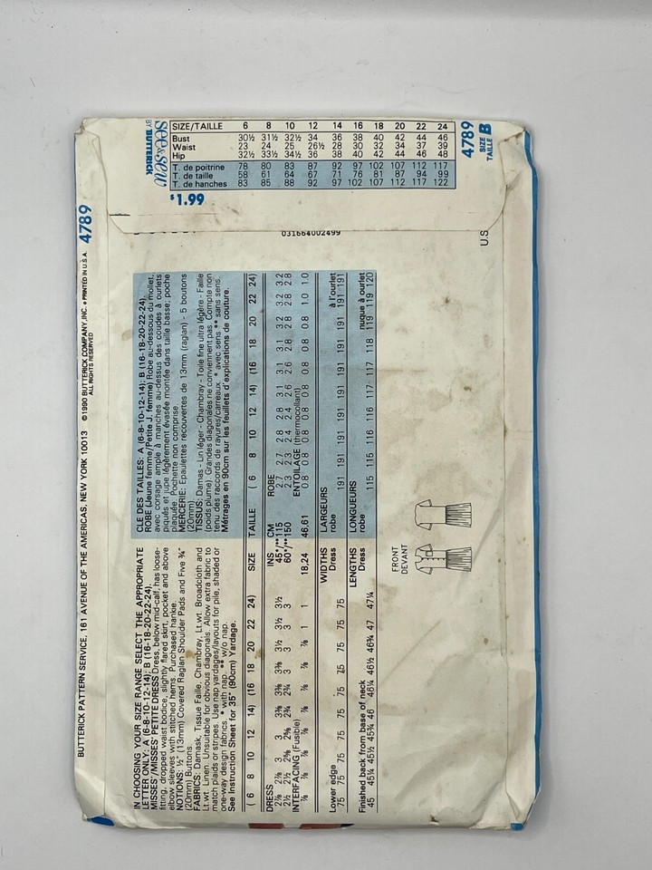 Vintage Sewing Patterns ~ Womens & Misses ~ Various Designs ~ Pick and ...