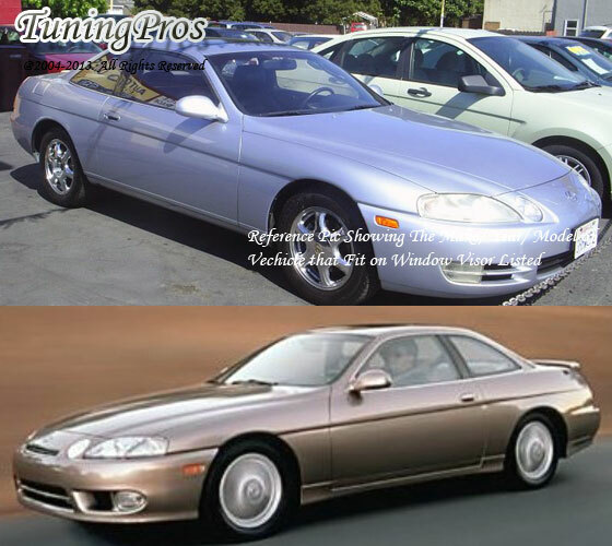 For 92-00 Lexus SC300 SC400 2.0mm Outside Mount Rain Guard Deflector ...