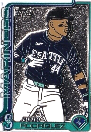 2025 Topps Series 1 Julio Rodriguez Super Box Enamel Trading Lapel Pin ...