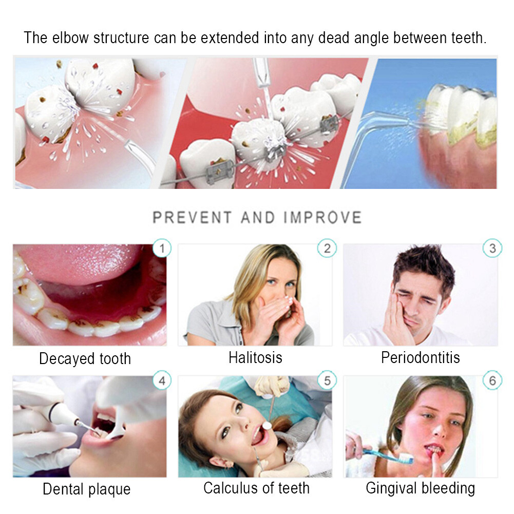 Water Flosser Manual Pressure Teeth Cleaner Health Care Oral Irrigator ...