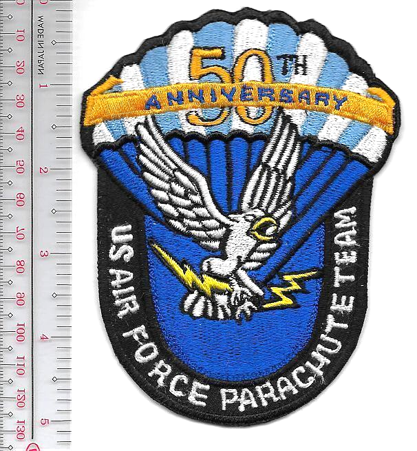 Freefall US Air Force Parachute Demonstration Team 50 Year Patch NO ...