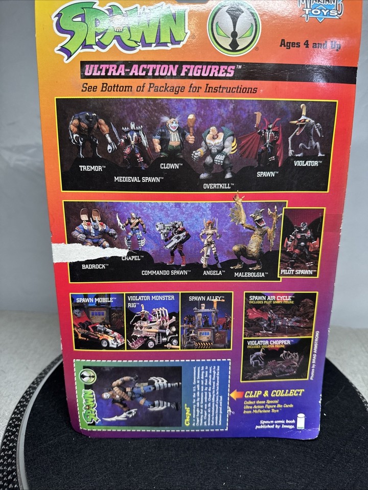 MCFARLANE SPAWN CHAPEL 6" ACTION FIGURE (Series 2) 1995 NEW | eBay