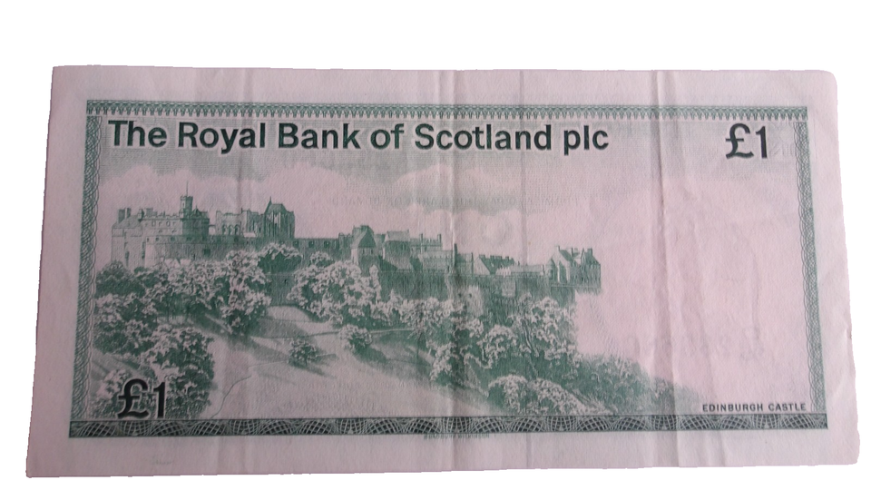 Royal Bank Of Scotland One Pound Banknote - Late 1980's (I think) | eBay UK